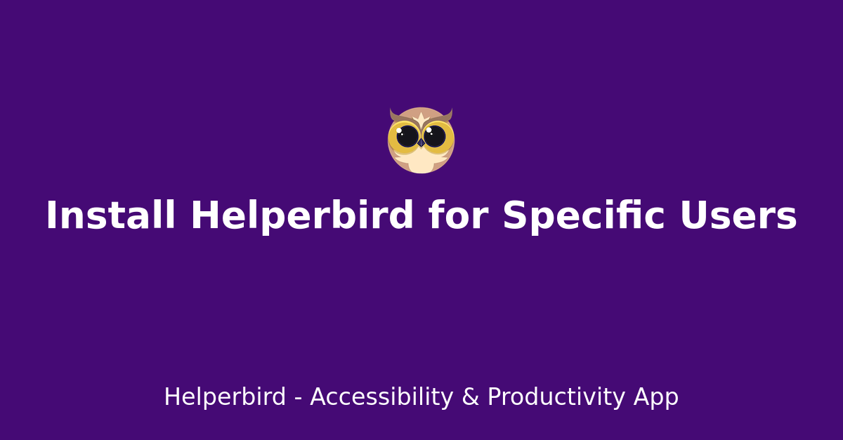 How to Install Helperbird for Certain Users in G Suite and Microsoft ...